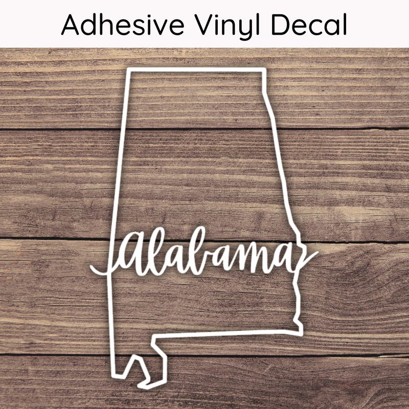 Alabama Decal - Etsy