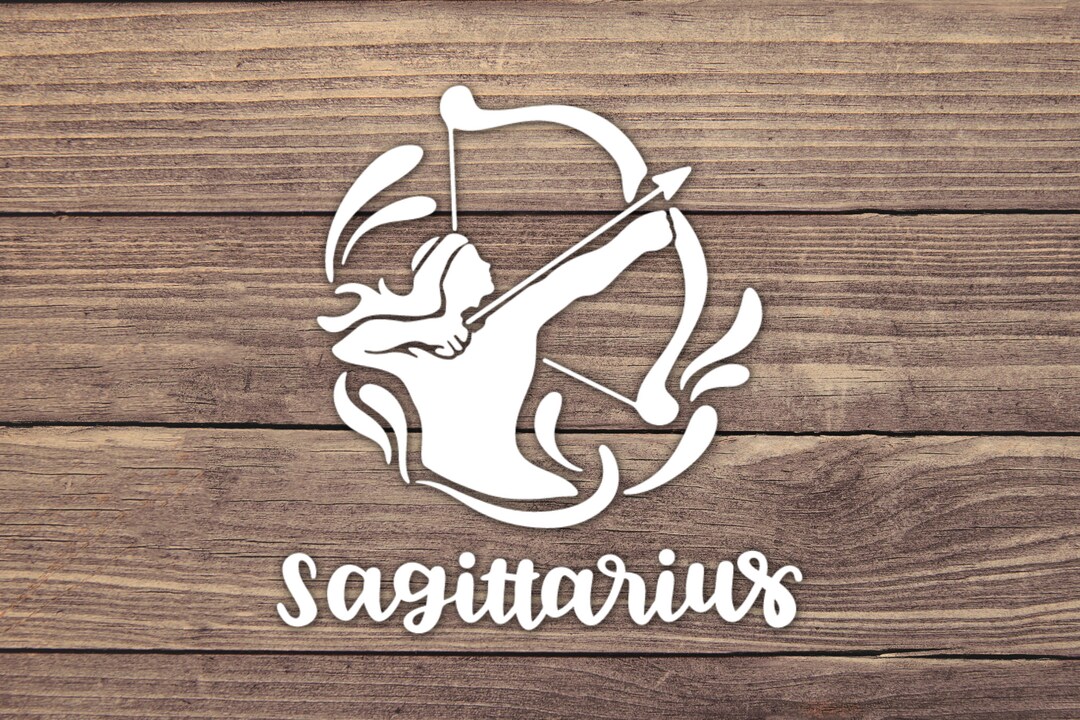 Sagittarius Zodiac Sign Decal Design 1 Astrology Vinyl - Etsy
