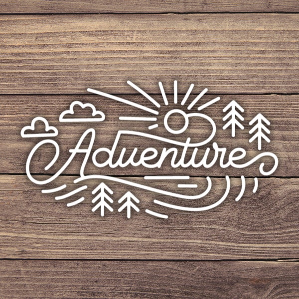 Adventure Decal - Etsy