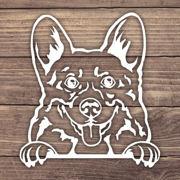 Corgi Decal - Etsy