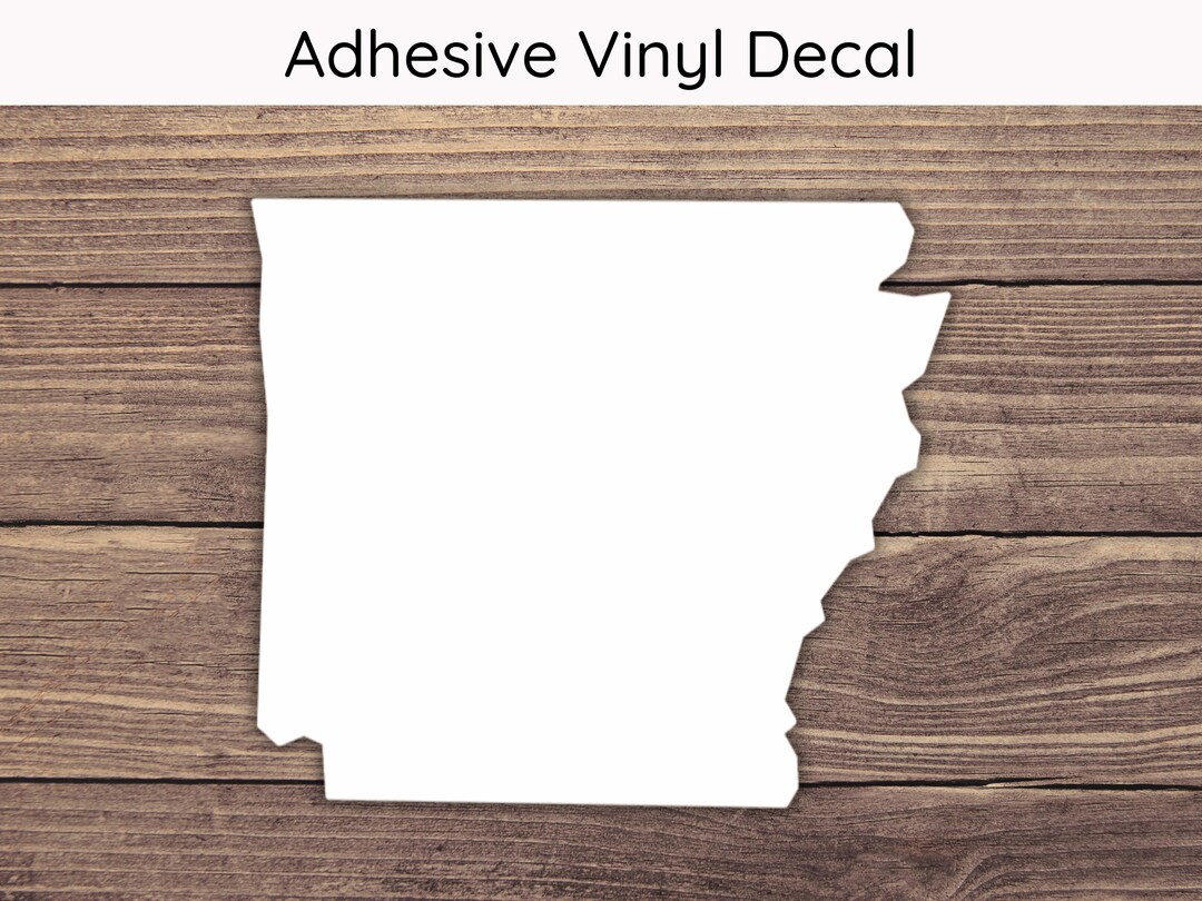 Arkansas Silhouette Decal, Arkansas Decal, Arkansas Sticker, AR Vinyl ...