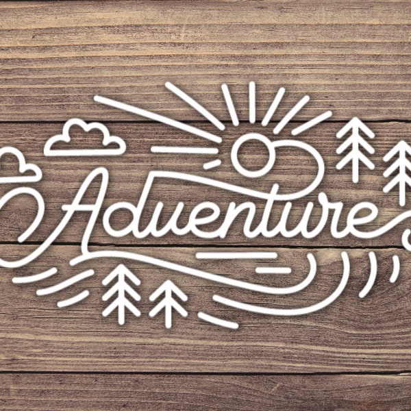 Adventure Decal - Etsy