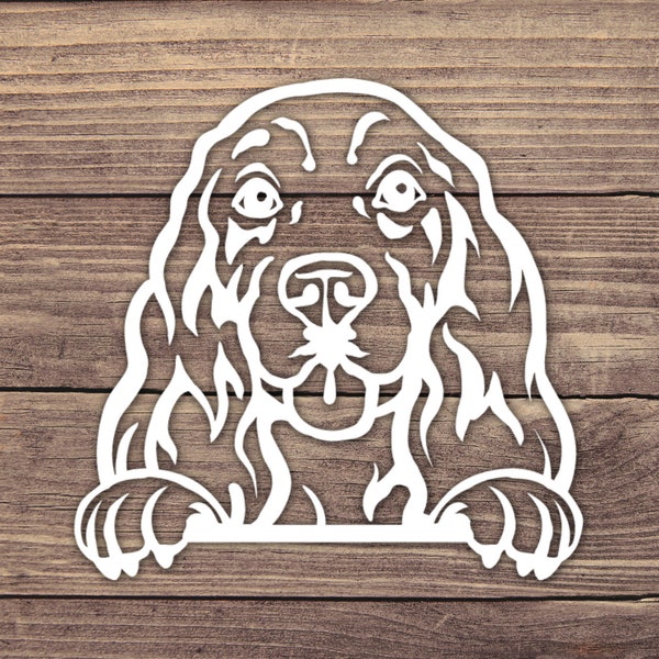 Spaniel Decal - Etsy