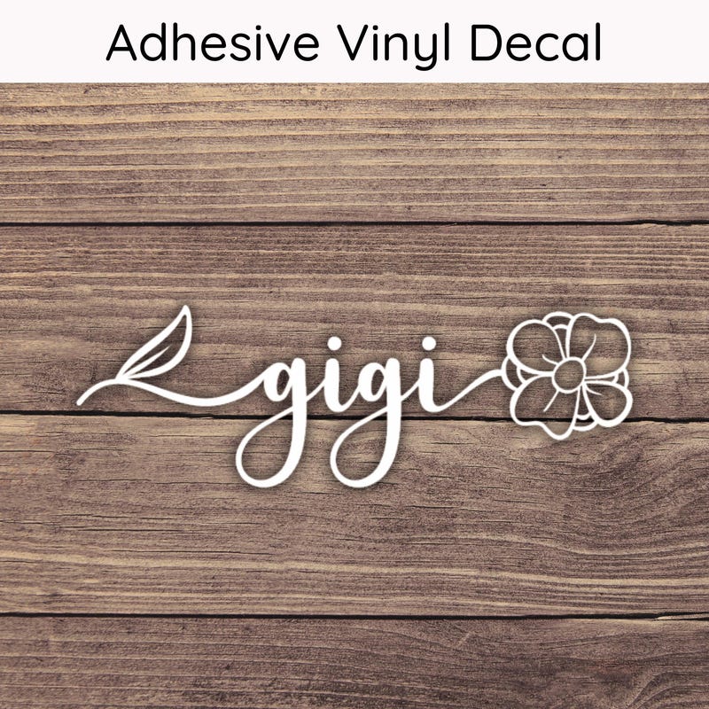 Floral Decal - Etsy