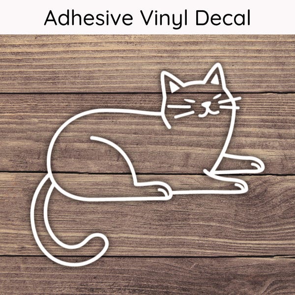Cat Decal - Etsy