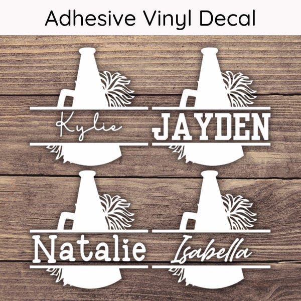 Cheerleader Decal - Etsy