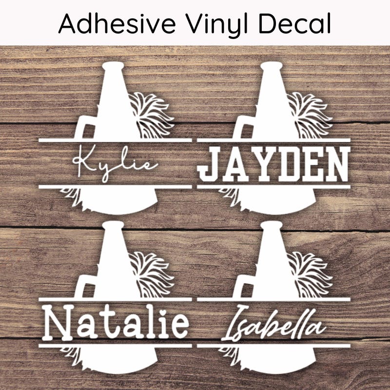 Cheerleader Decal - Etsy