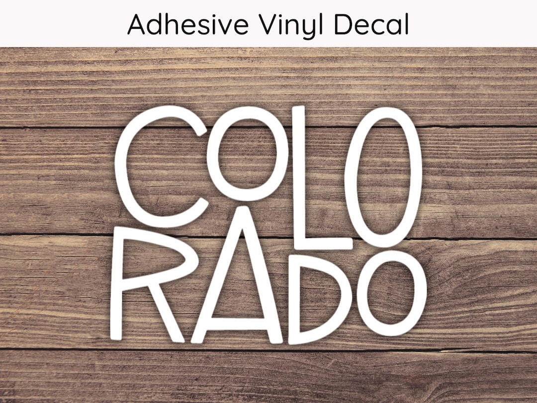 Colorado State Decal Design 3, Colorado State Sticker, Colorado Decal ...