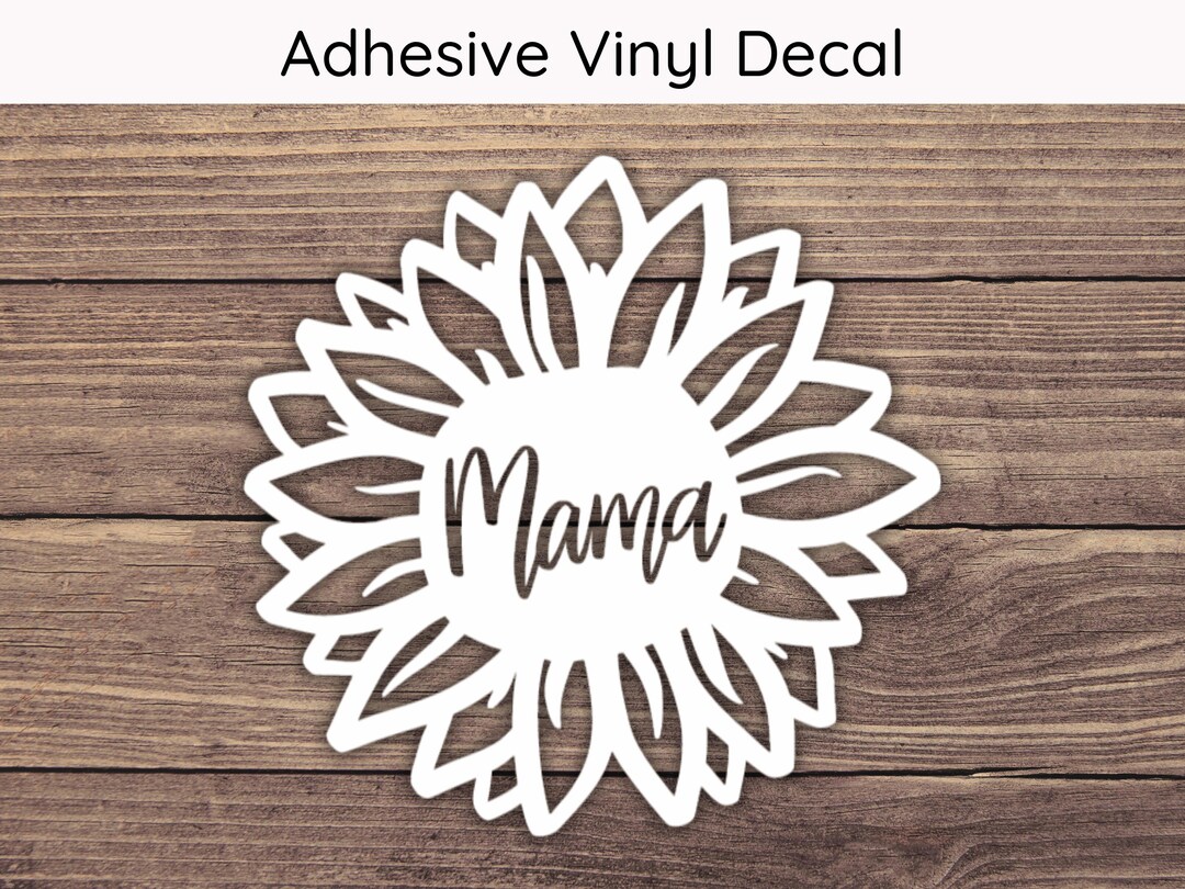 Mama Sunflower Decal - Multiple Sizes - Car Decal, Bumper Sticker ...