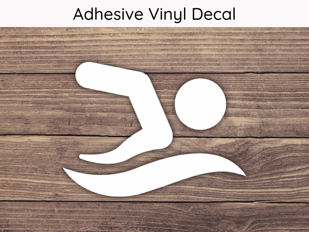 Swim Logo Decal, Swimming Decal, Swim Decal, Swim Team Decal, Swimmer ...