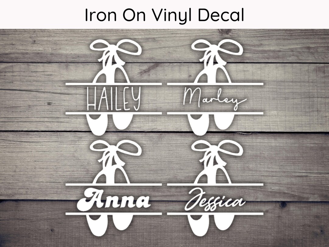 Custom Dance Name Iron on Decal, Dance Decal, Dance Team Heat Transfer ...