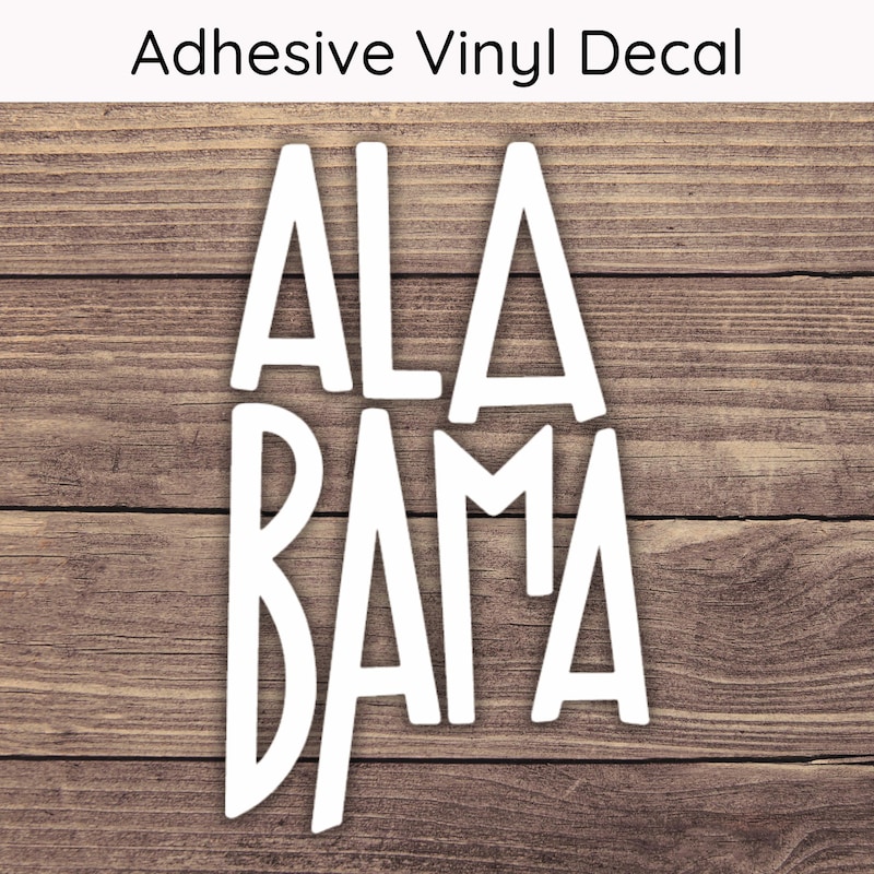 Alabama Decal - Etsy