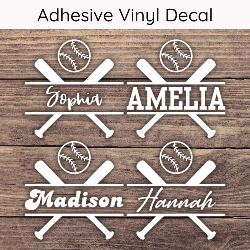 Softball Decal - Etsy