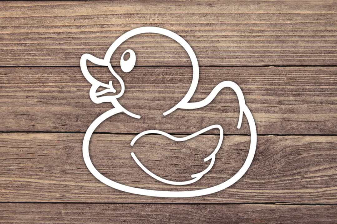 Rubber Duck Vinyl Decal Multiple Sizes Car Decal, Cute Bumper Sticker ...