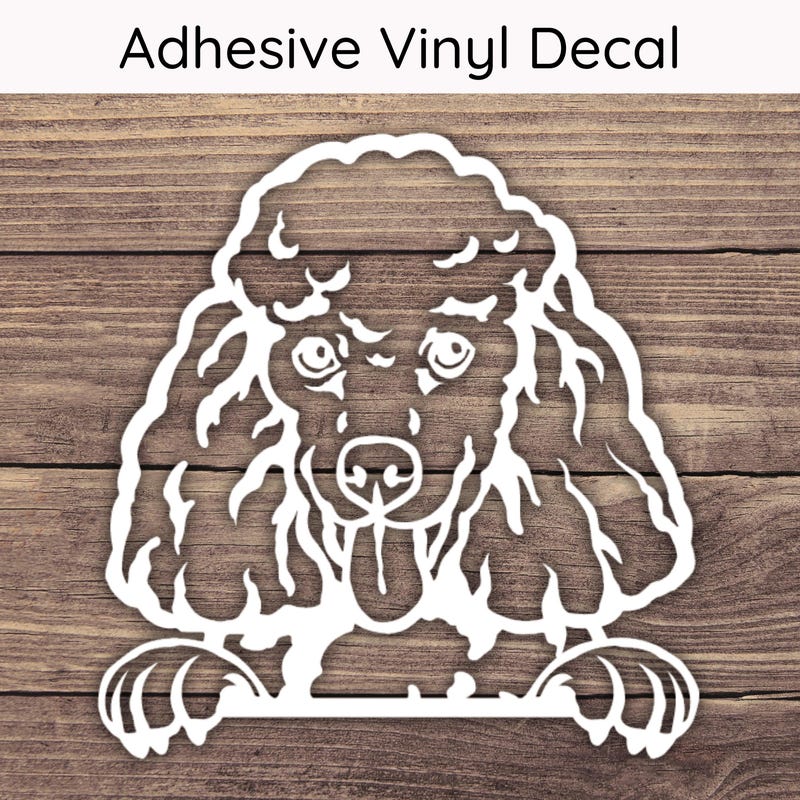 Poodle Decal - Etsy