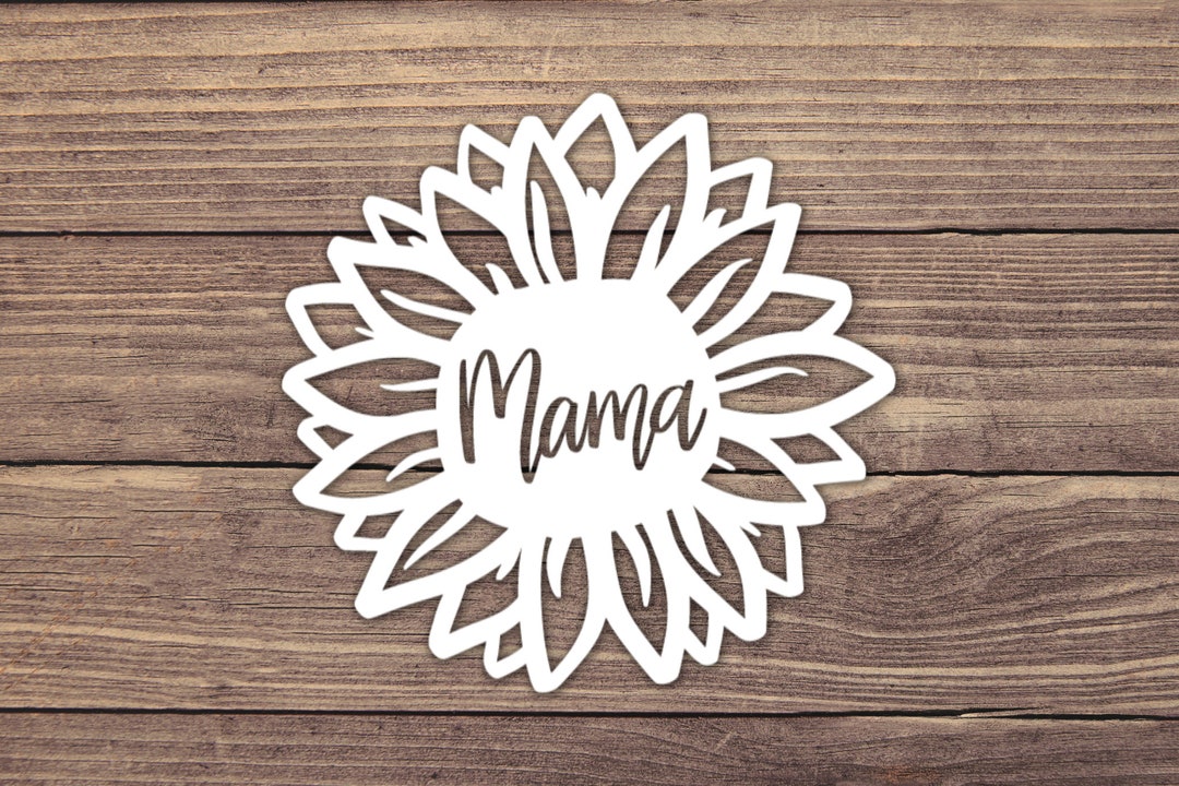 Mama Sunflower Decal Multiple Sizes Car Decal, Bumper Sticker, Laptop ...