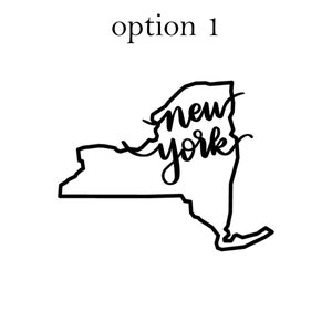 New York State Decal - Multiple Sizes - Car Decal, Bumper Sticker ...