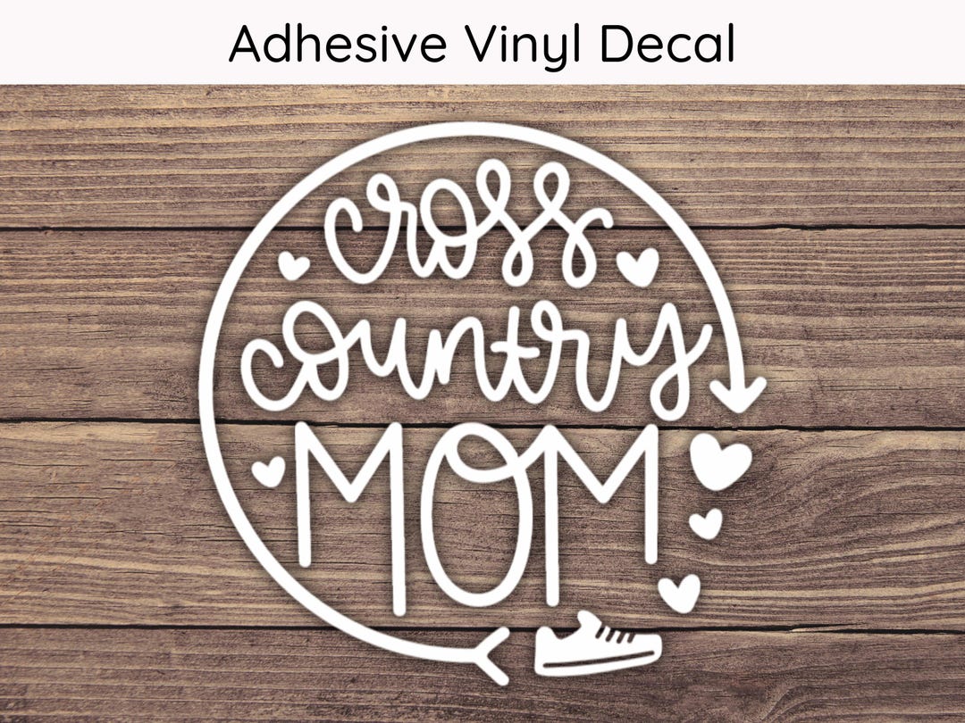 Cross Country Mom Decal Design 1, Cross Country Decal, Cross Country ...