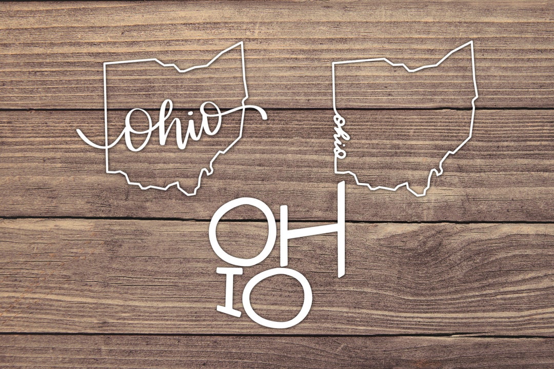 Ohio State Decal - Multiple Sizes - Car Decal, Bumper Sticker, Laptop ...