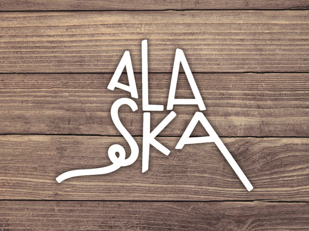 Alaska State Decal Design 3, Alaska Decal, Alaska Sticker, AK Vinyl ...