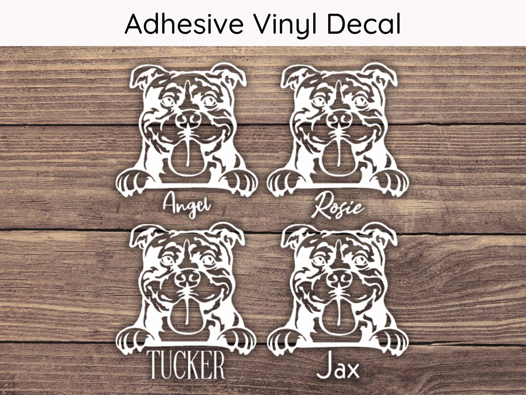 American Bully Name Decal, American Bully Decal, Dog Decal, Dog Sticker ...
