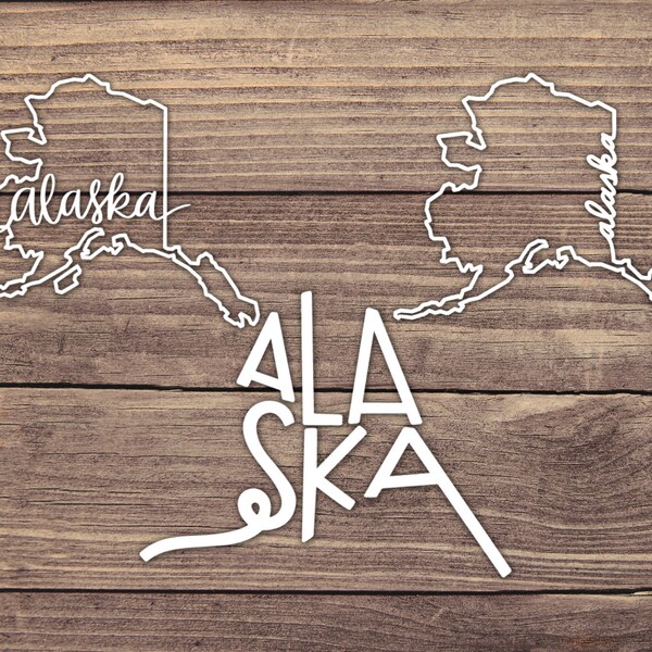 Alaska Decal - Etsy