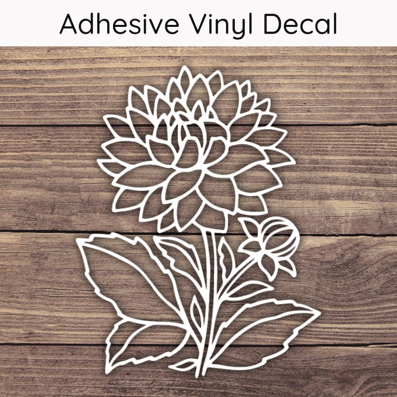 Floral Decal - Etsy