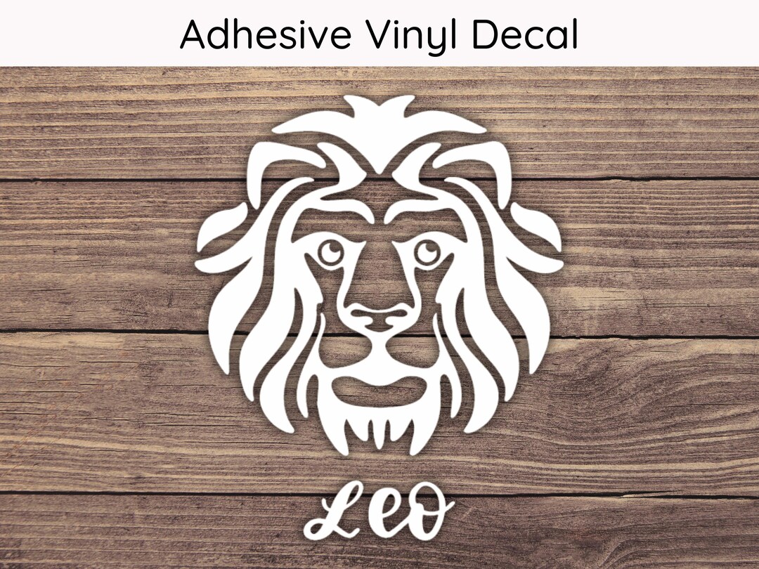 Leo Zodiac Sign Decal Design 1, Astrology Vinyl Decals, Horoscope ...