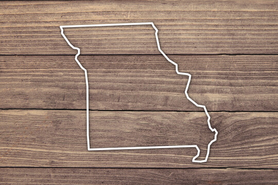 Missouri Outline Decal Multiple Sizes Car Decal, Bumper Sticker, Laptop ...