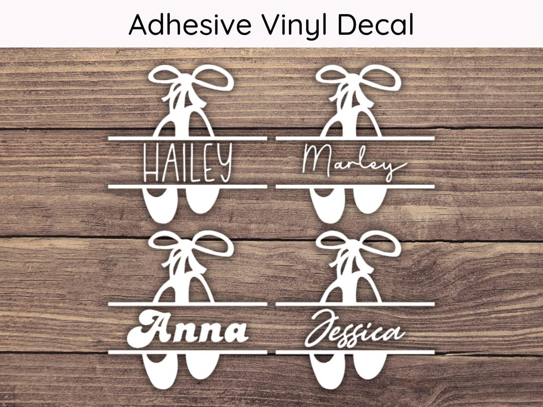Custom Dance Name Decal, Dance Decal, Dance Team Sticker, Sport Vinyl ...