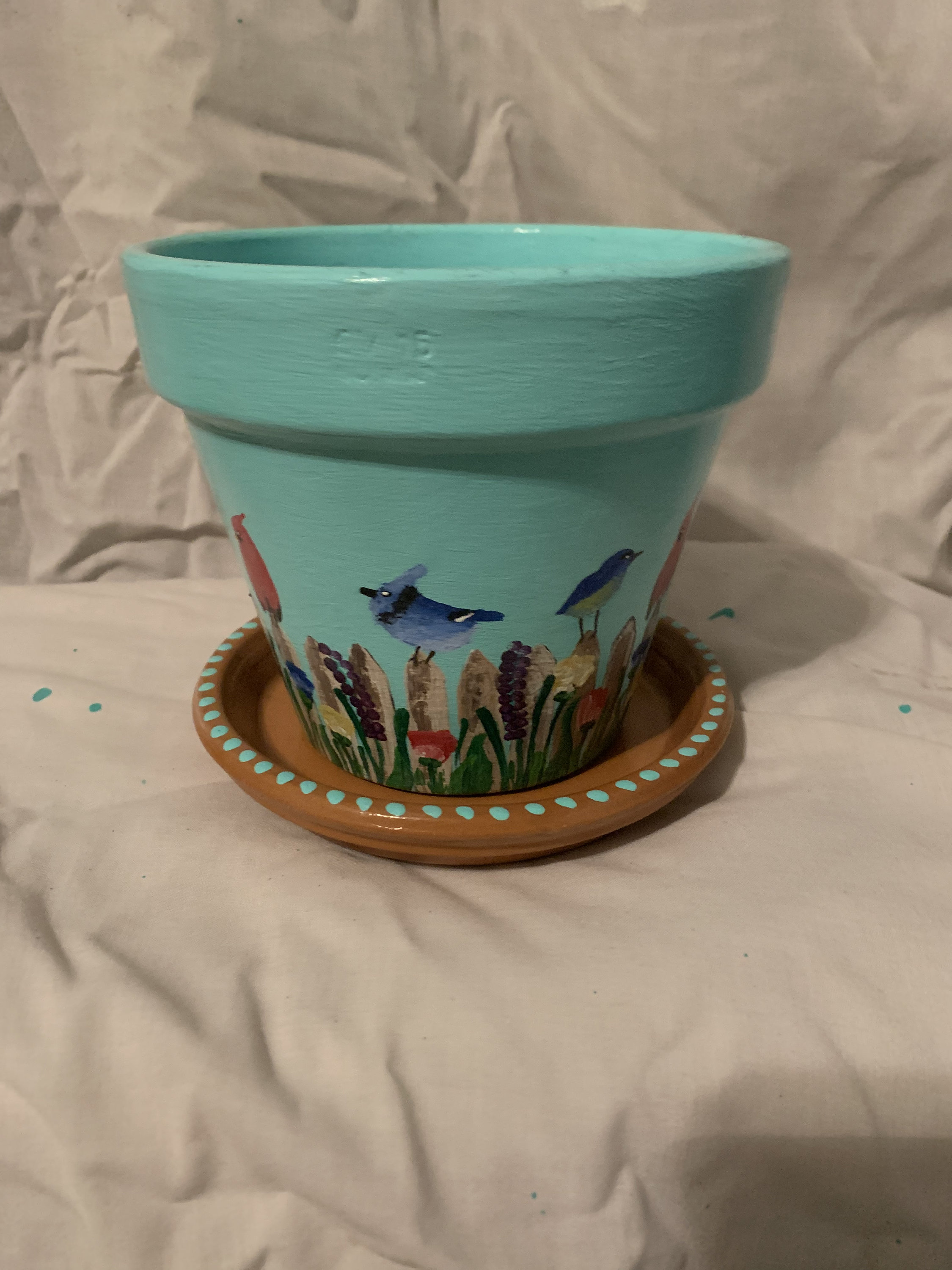 Hand Painted Terracotta Pots - Etsy