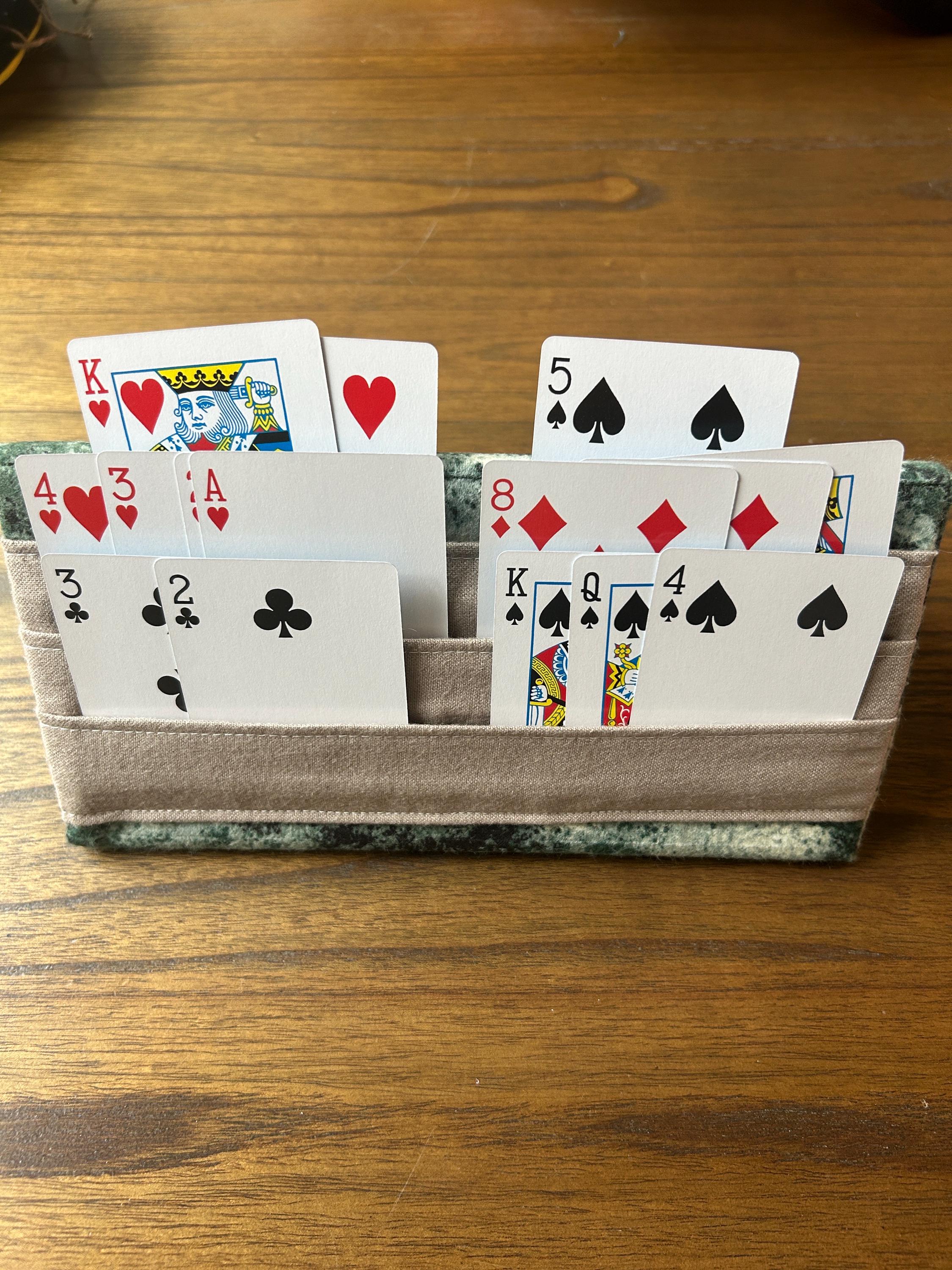 Tri-fold Playing Card Holder: Hands-free Game Organizer - Etsy