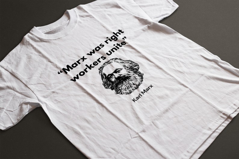 Vintage Karl Marx Poster – Marx Was Right Print, Workers Unite Wall Art ...