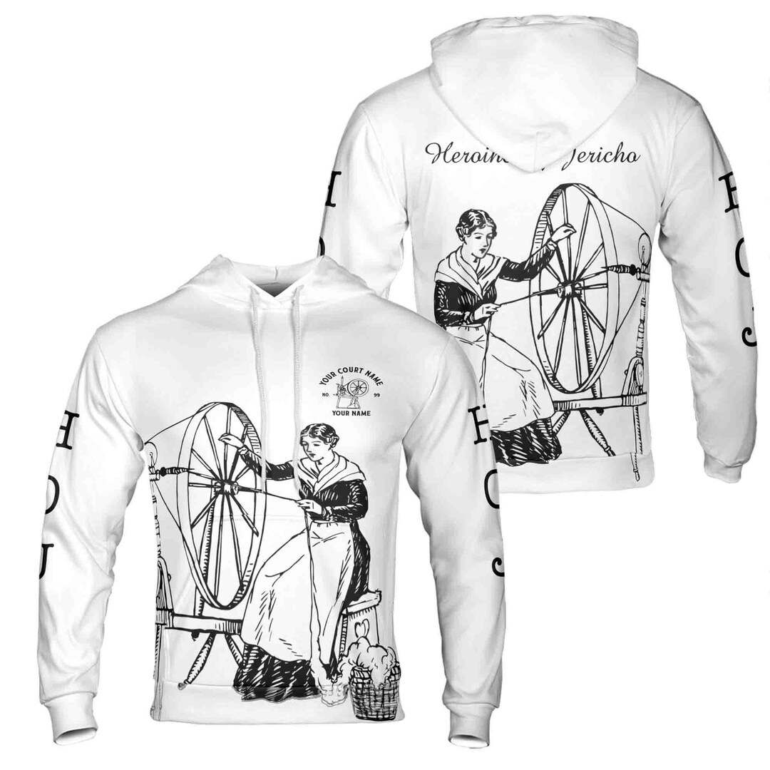 Custom Name Heroines of Jericho Lady Spinning Hoodie S-5XL - Etsy