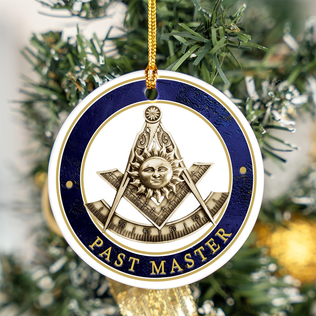 Masonic Christmas Ceramic Ornament - DOI, Scottish, OES, Shriners, Past ...