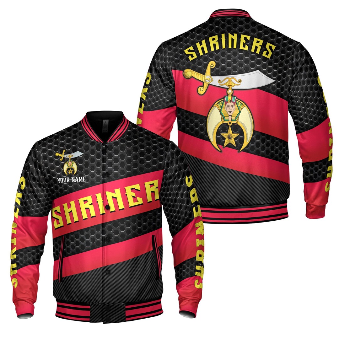 Custom Name Shriners Emblem Proud to Be A Shriner Varsity Jacket S-5XL ...