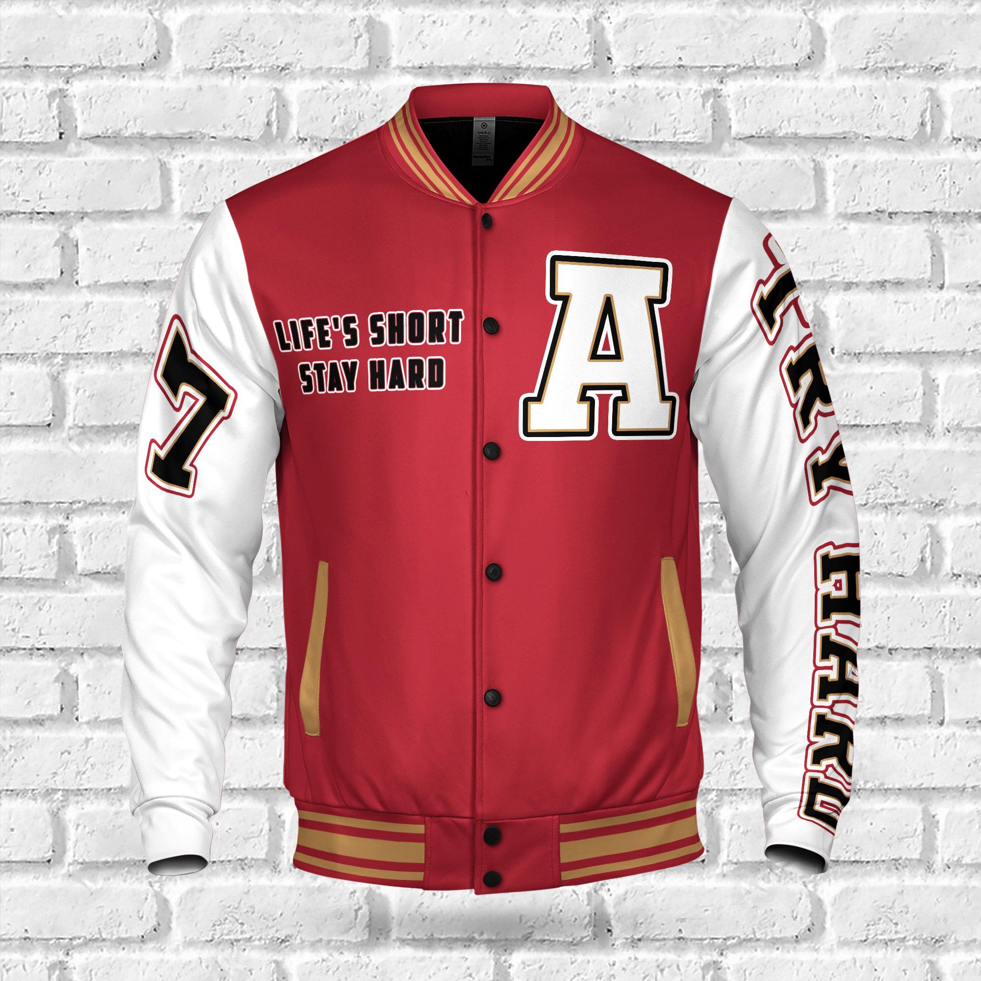 Customize Varsity Jacket Personalize Text Number and Color - Etsy
