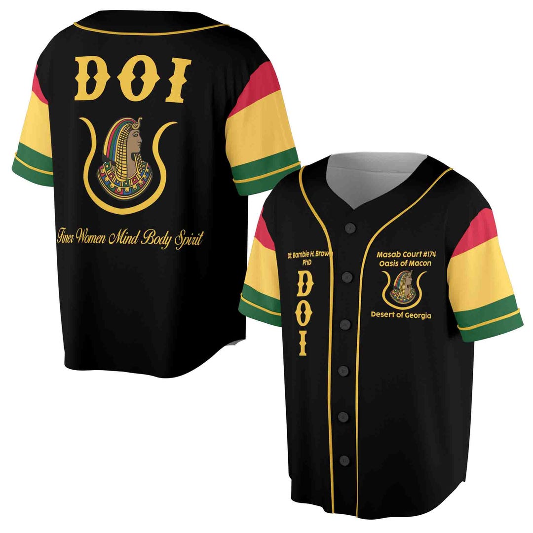 Custom Name Temple DOI Daughter of Isis Unisex Baseball Jersey S-5XL - Etsy