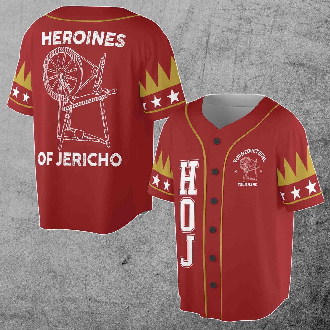Custom Name Court Heroines of Jericho HOJ OES Baseball Jersey S-5XL - Etsy