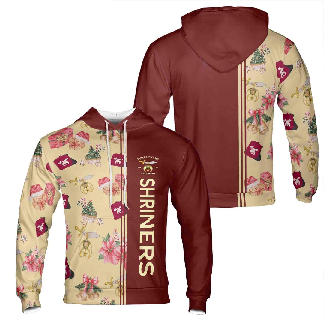 Customized Shriners Winter Noble Shriners Christmas Hoodie S-5XL - Etsy