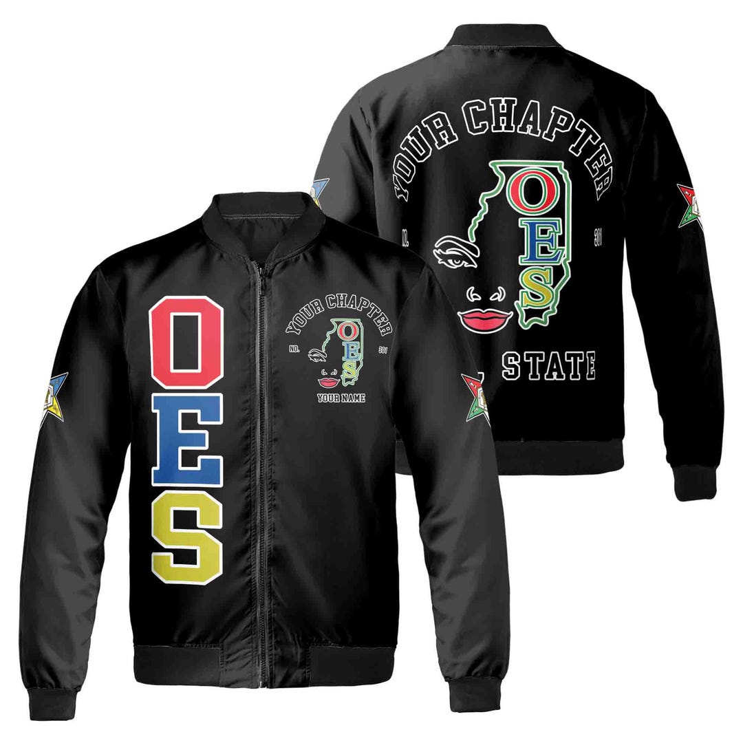 Custom Name Chapter Map Order of the Eastern Star OES Mason Unisex ...