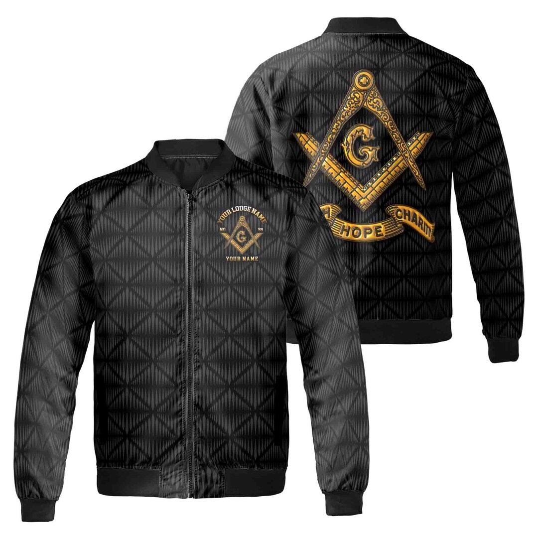 Personalized Master Mason Freemasonry Bomber Jacket S-5XL - Etsy
