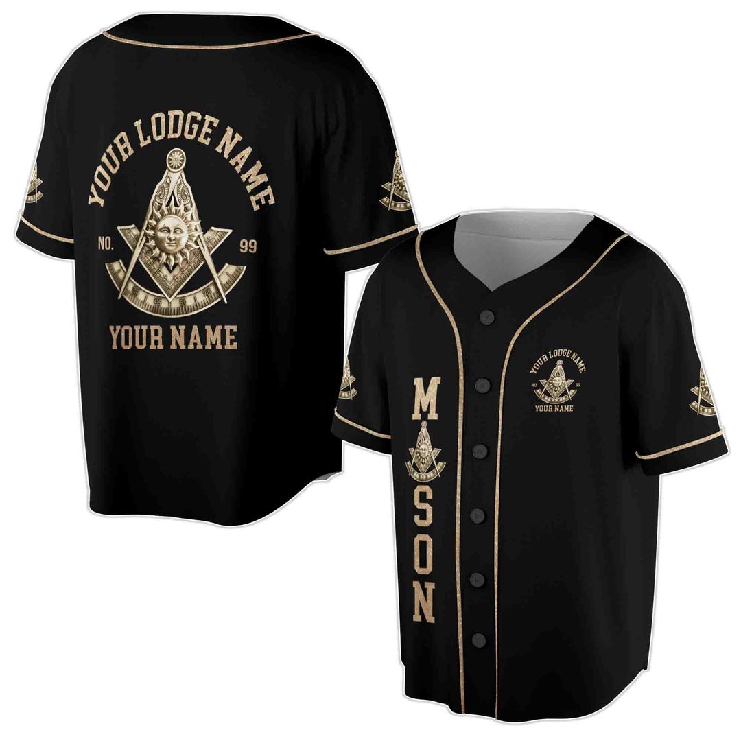 Custom Name Freemasonry Past Master Mason Baseball Jersey S-5XL - Etsy
