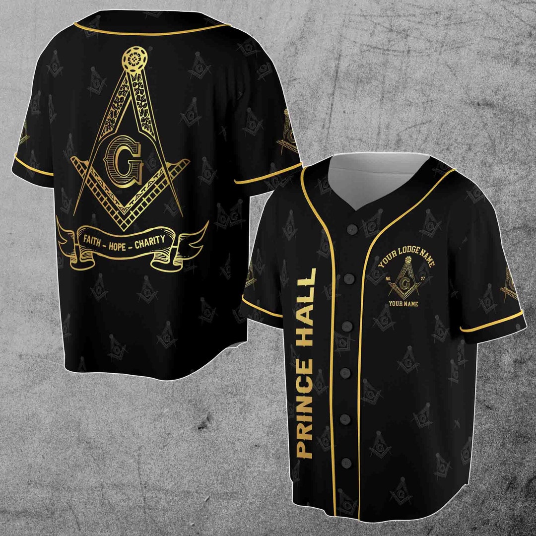 Customize Name Lodge Name Prince Hall PHA Freemasonry Masonic Baseball ...