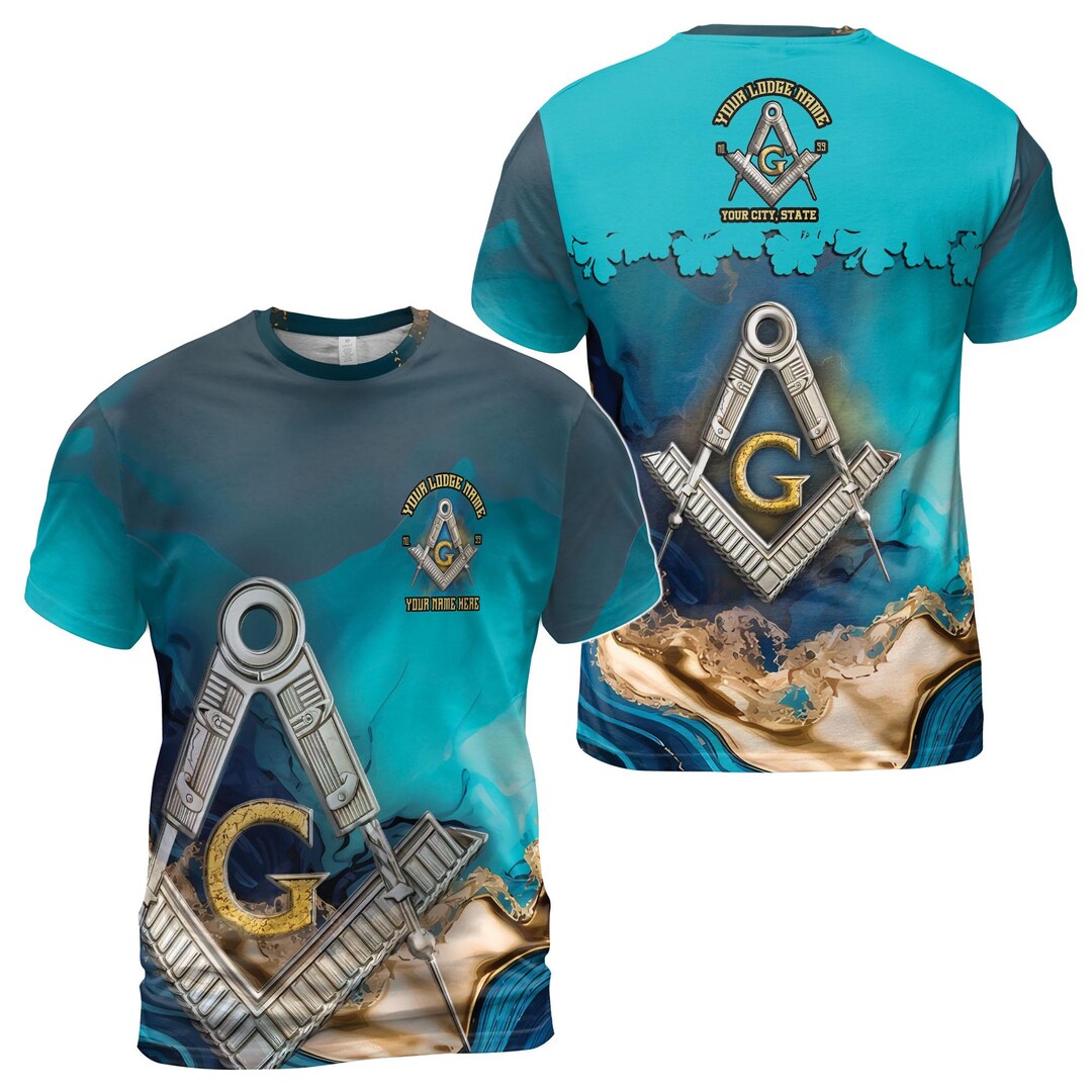 Customized Mansonry Master Mason Marbling Men's T-shirt S-5xl - Etsy