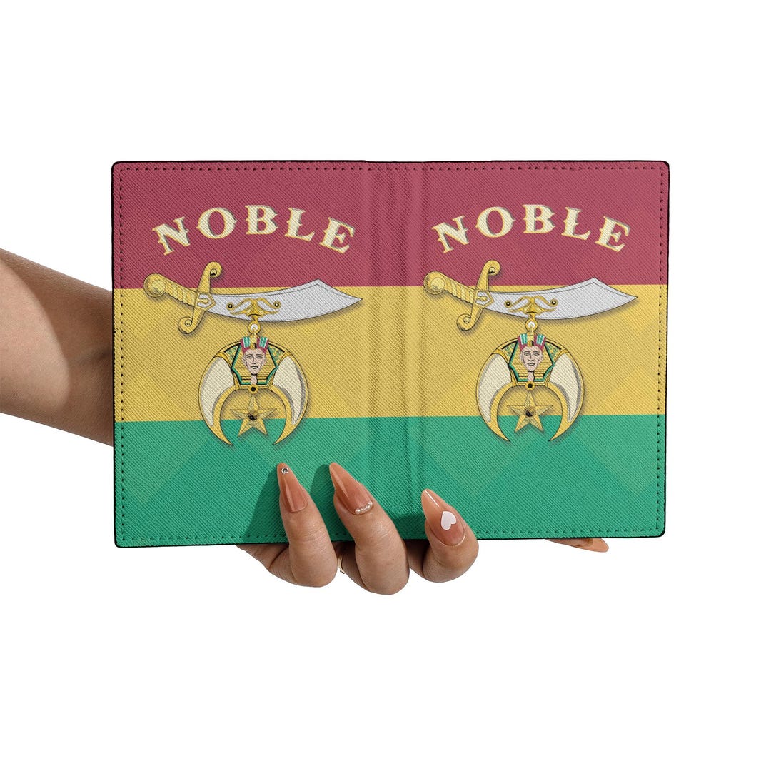 Noble of Mystic Shrine Color Shriners Passport Holder - Etsy