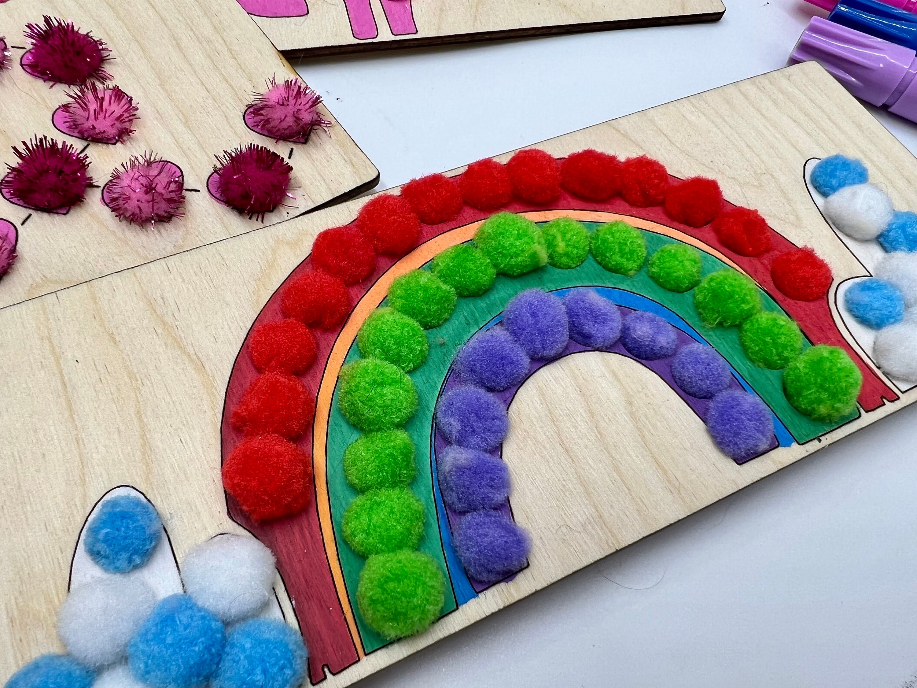 Fantasy Pom Pom SVG File for Laser Cutters Sensory Boards - Etsy Canada