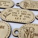 Keychain Bundle SVG File for Glowforge and Laser Cutters, 24 ...