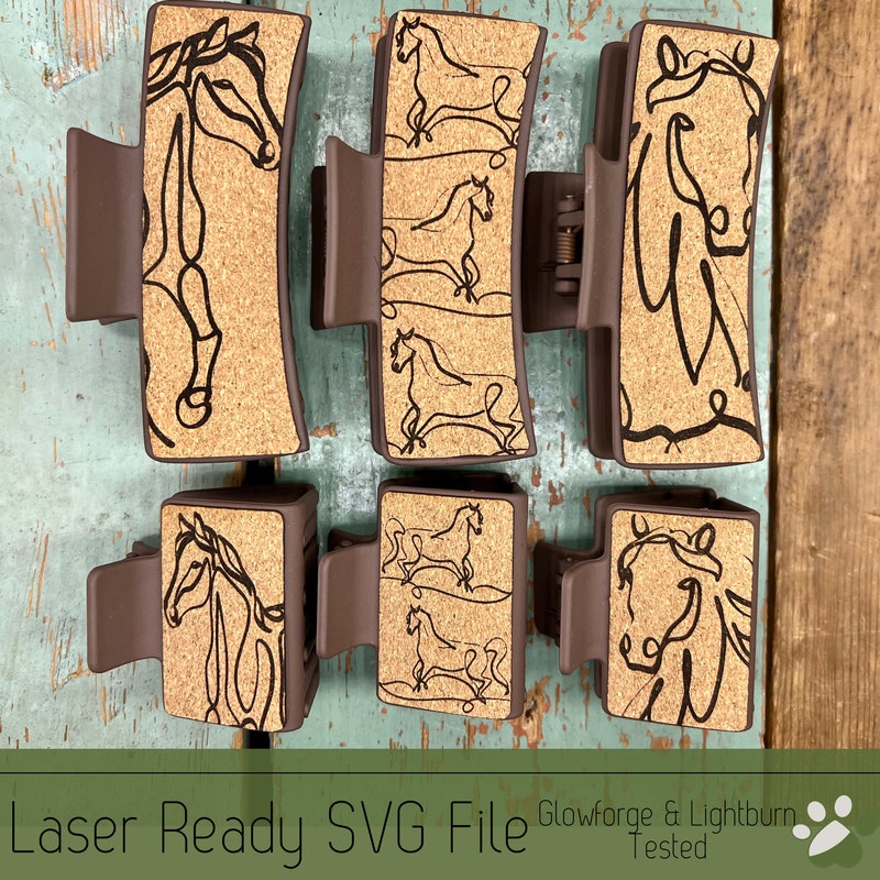 Horse Leather Claw Clip - Etsy