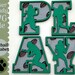 Player Football Alphabet SVG File for Laser Cutters, Glowforge 3 Layer ...
